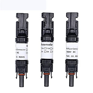 5PCS Solar in-line Fuse Connector 20A mp 1000 V DC Male to Female PV Solar Fuse Holder