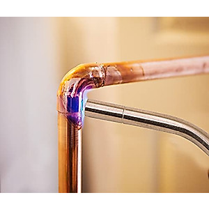 Flame King YSNAX1-088 Trigger Start Lighter Propane Gas Blow Torch Head for Cooking, Welding, Searing, Black, Gray, Light Blue