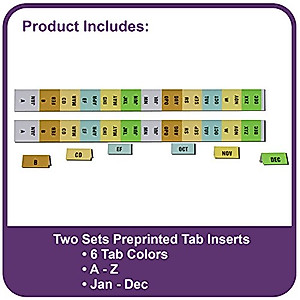 C-Line 21-Pocket Poly Expanding File with Handle, Includes Tabs, Locking Closure, Legal Size, Black (58320), Traditional