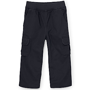 The Children's Place Baby Boys and Toddler Boys Pull On Cargo Pants, New Navy, 5T