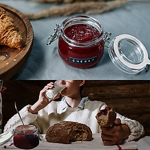 12 Pieces Rubber Seals Rings for Glass Jars, Airtight Silicone Replacement Gasket for Jars, Leakproof Silicone Gasket Sealing Rings for Mason Jars, Elastic and Fits Most Sizes (White)