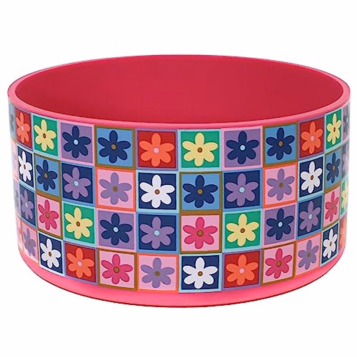 Silicone Water Bottle Boot for Stanley Cup, Hydro Flask, YETI, Owala, Simple Modern, HydroFlask Tumbler Bottles | WIDE | Berry Bouquet Check | Compatible with 32oz, 40oz