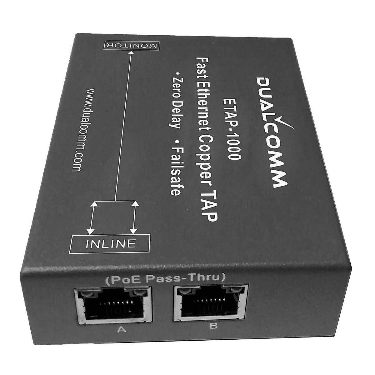 Dualcomm ETAP-1000 Zero-Delay Fast Ethernet Copper Tap