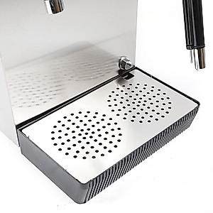 2500W 8L Commercial Multi-Purpose Milk Frother, Full-Automatic Steam Boiling Water Frothing Machine, Elec Milk Foam Maker for Espresso Coffee Tea Coffee Shop Dessert Shop Hotel Milk
