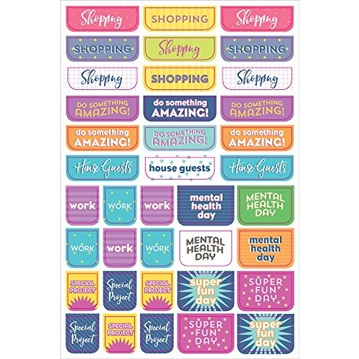 Peter Pauper Press Essentials Weekly Planner Stickers (Set Of 575 Stickers)