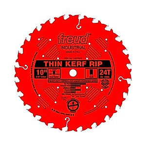 Freud LU87R010: 10" Thin Kerf Rip Blade