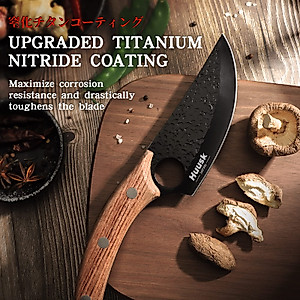 Huusk Upgraded Knife Bundle with Sharp Fillet Knives for Meat, Fish, Poultry