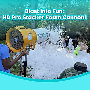 HD Pro Stacker Foam Cannon - Shoots Up to 30ft for Sky-High, Show-Stopping Foam Effects - Foam Machine Perfect for Large Scale Events, Festivals & Professional Entertainment Venues