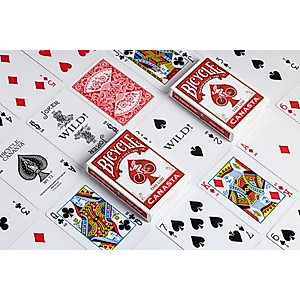 Bicycle Canasta Games Playing Cards, Multicolor