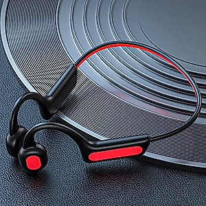 Bluetooth Headphones Noise Canceling - Bone-Conduction Headphones Bluetooth with Mic, Wireless Earphones, Open-Ear Waterproof Sport Headsets for Running Cycling Yoga Hiking