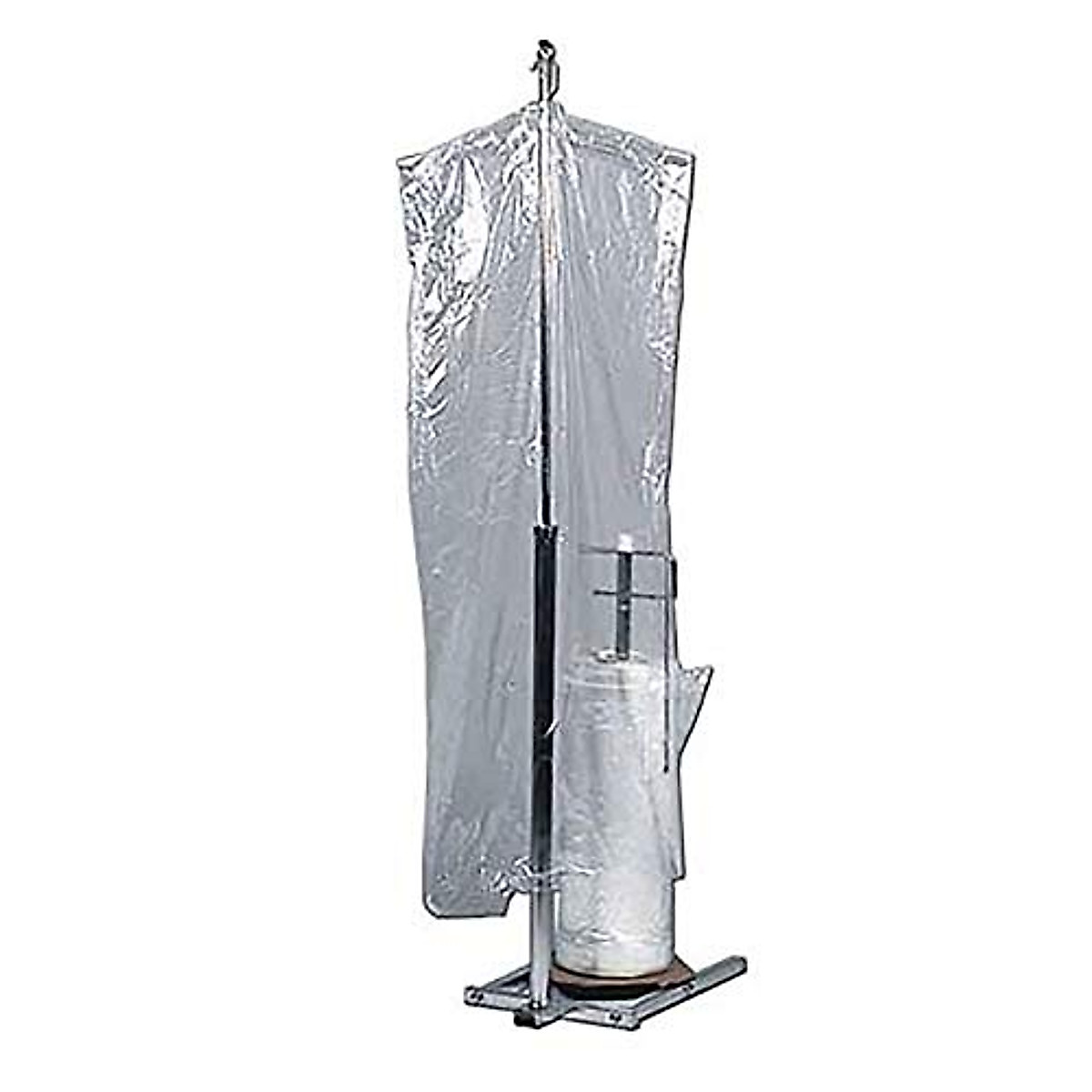 SSWBasics Chrome Single Roll Garment Bag Rack
