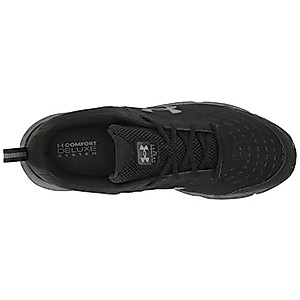 Under Armour Men's Charged Assert 10 Camo Running Shoe, (001) Black/Black/Pitch Gray, 11.5