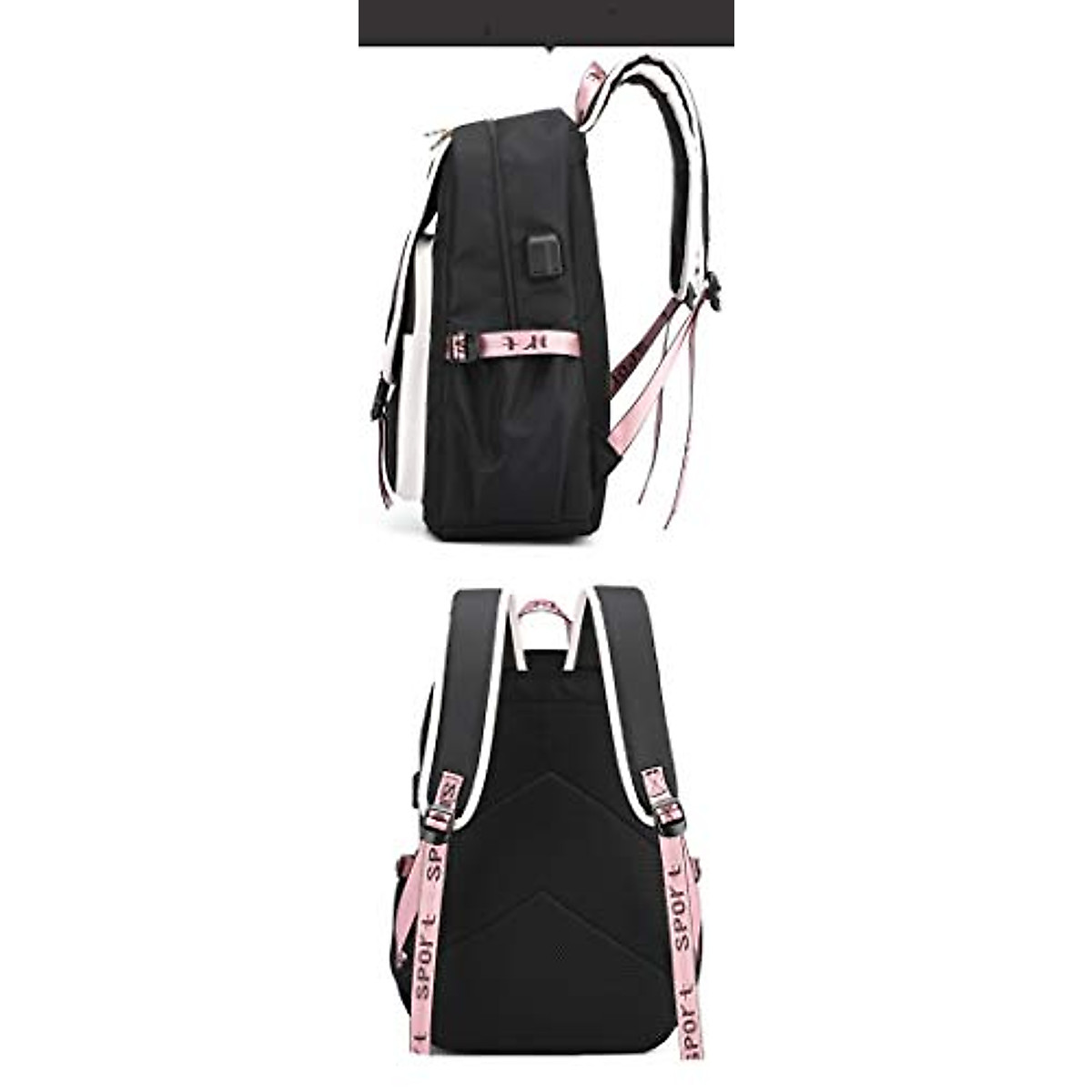 COSABZ Anime Yarichin Bitch Club Yui Tamura Ayato Yuri Backpack Cosplay Laptop Bags Cute Mochila 2 (6)
