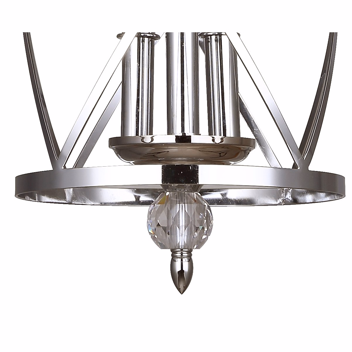 Canarm ICH172B03CH10 Vanessa 3-Light Chandelier, Chrome
