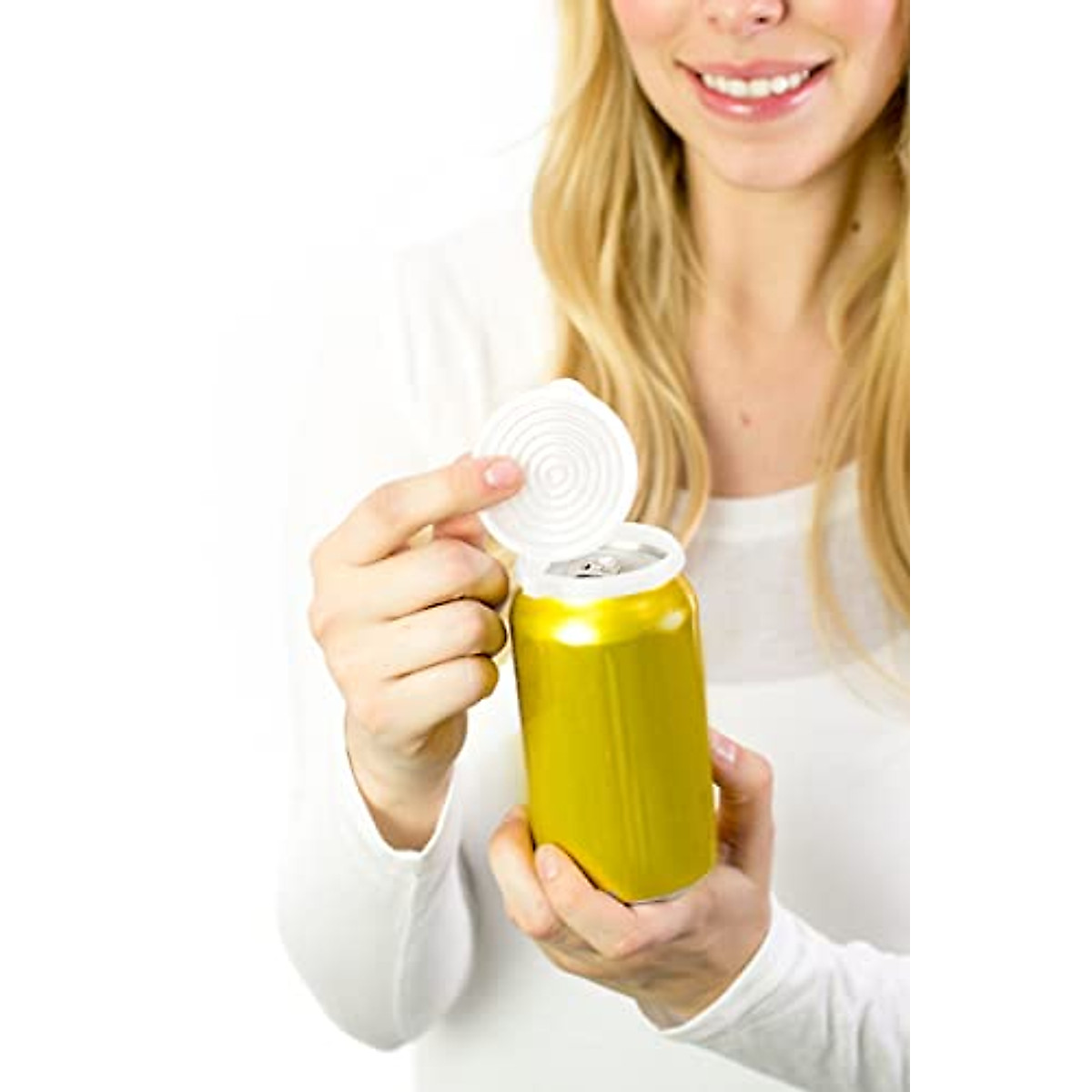 24-Pack, Clear Color, Soda or Beverage Can Lid, Cover or Protector