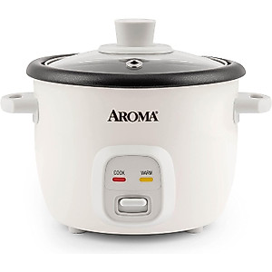 Generic 4-Cups (Cooked) 1Qt Rice & Grain Cooker, 32, White (Renewed)