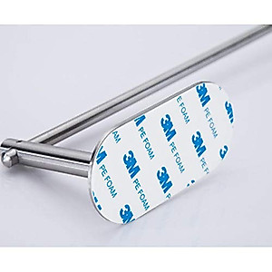CHUNYU Towel Racks Over Door Towel Rack Bar Hanging Holder Bathroom Kitchen Cabinet Shelf Rack Hanging Stainless Steel Towel Rack