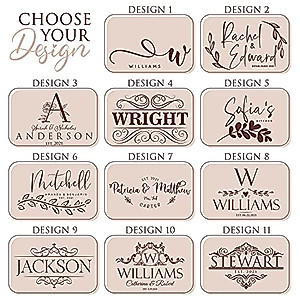 Personalized Cutting Board, 11 Designs & 5 Wood Styles Cutting Board - Wedding Gifts for the Couples, Housewarming Gifts, Christmas Gift for Parents and Grandma