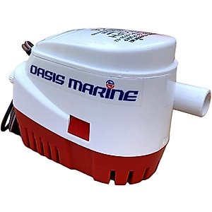 OASIS MARINE Automatic bilge pump (750 GPH 3/4" hose outlet)