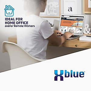 Xblue QB System Bundle with 4 IP9g IP Phones Including Auto Attendant, Voicemail, Cell & Remote Phone Extensions & Call Recording, Black, (QB1004)