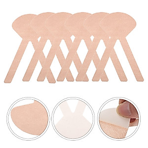 Healifty 6 Sheets of Nasal Tube Holder Nasogastric Feeding Tube Fastener Catheter Fixed Tape Sticker Adhesive Decals for Home Clinic Care Nursing Supplies 11x8. 5x0. 1cm