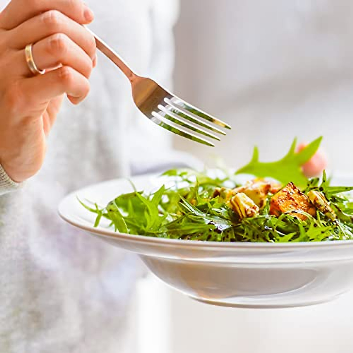 HSSPIRITZ I Love You Funny Engraved Stainless Steel Fork,Dinner Forks Mothers Day Gifts for Mom Wife Girlfriend Boyfriend Dad, Christmas, Anniversary, Birthday, gifts for him/her,Valentine's Day Gift