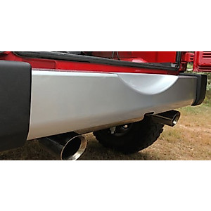 Omix | 12040.09 | Bumper Applique, Rear, Silver | OE Reference: 1ML22WS2AA | Fits 2007-2018 Jeep Wrangler JK