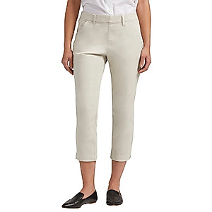 JAG Jeans Maddie Mid-Rise Capris Stone 2 (26" Waist) 24