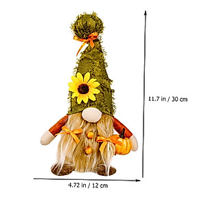 Abaodam 3pcs Hug Pumpkin Rudolph Gnomes Plush Elf Plush Decor Santa Doll Decor Gnome Fall Decorations Halloween Gnomes Decorations Decorative Dolls Autumn Elf Dwarf Gravel Christmas Reward