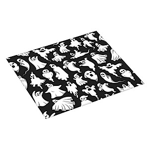 Halloween Goth Printed Drying Mat For Kitchen Ultra Absorbent Microfiber Dishes Drainer Mats Non-Slip Silicone Quick Dry Pad - 18 X 16inch