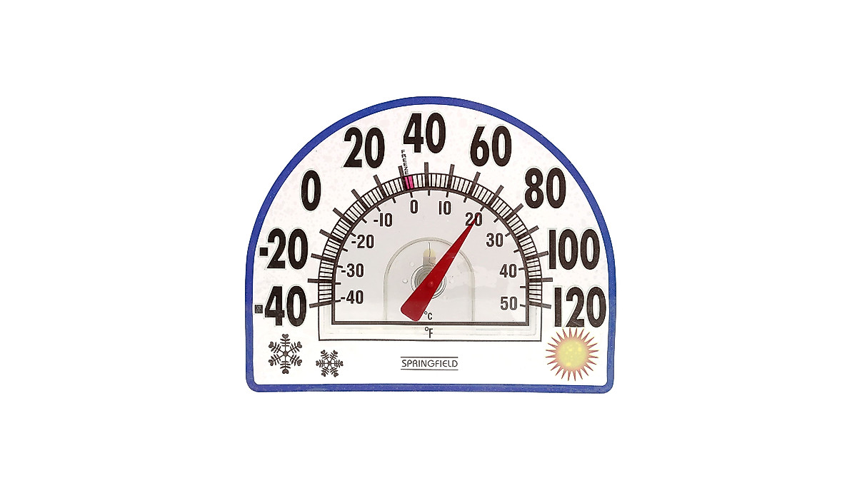 Springfield Indoor Outdoor Thermometer for Patio & Pool | Accurate ...