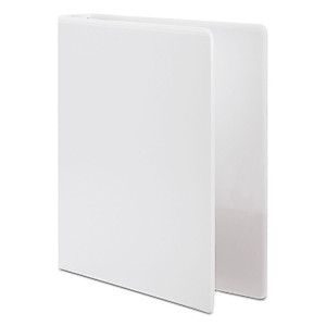 Wilson Jones 3 Inch 3 Ring Binder, Basic Round Ring View Binder, White (W362-49W)