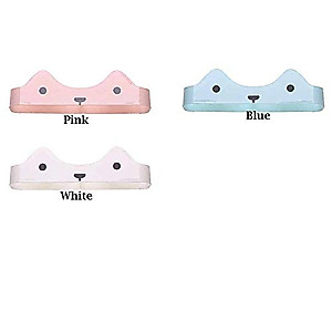ANMMBER Slippers Rack Shoes 1 Wall Mounted ABS Collapsible Holder Hanger Foldable Towel Storage with Self Adhesive for Bathroom (Color : E)