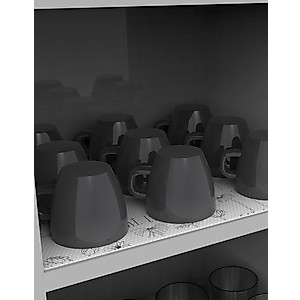 Rae Dunn Shelf Liner - Drawer Liner and Cabinet Liner - Decorative Anti-Slip Refrigerator Liners and Shelf Liners for Kitchen Cabinets, Pantry Shelves, Dresser Drawers