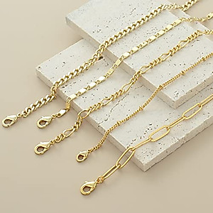 Reoxvo Gold Bracelets Jewelry Gifts Set for Women Fashion Dainty Gold Adjustable Layered Link Chain Bracelet Pack for Women 14K Real Gold Cute 5pcs