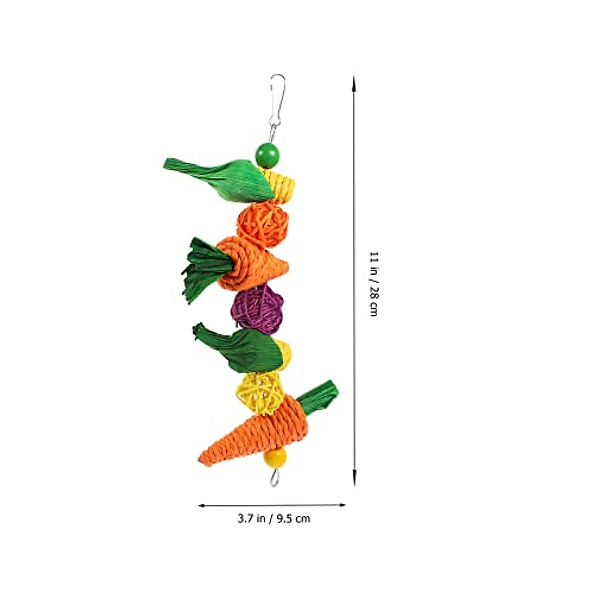 LUOZZY Birds Chewing Toy Birdcage Hanging Toy Parakeets Diversion Toy Bird Cage Accessories