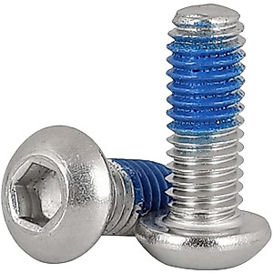 (10pcs) 304 Stainless Steel Round Head Hex Dispensing Anti-Shedding Bolts,for Electrical Accessories Or Industrial Etc.M6x20mm