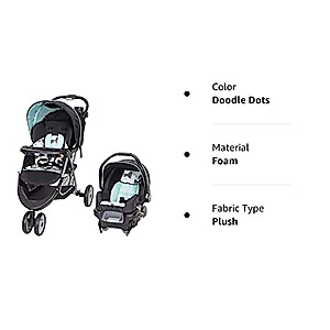 Baby Trend EZ Ride 35 Travel System, Doodle Dots