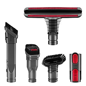 Attachments Tools Kit for Dyson V6 V7 V8 V10 DC16 DC24 DC33 DC34 DC35 DC39 DC44 DC58 DC59 DC62 DC74 Cordless Vacuum Cleaner, Home Cleaning Tools Brush Kit Accessories (5 PACK)