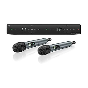 Sennheiser Pro Audio XSW 1-825 DUAL-A Channel Wireless Microphone System,Black