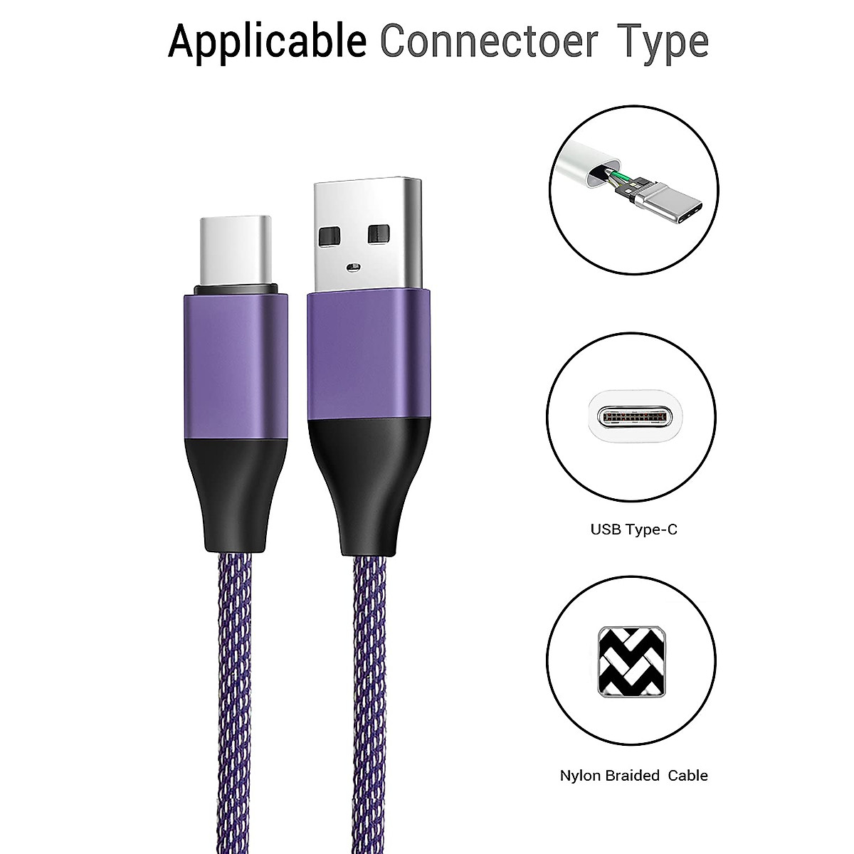 1Pack-3A 6Ft USB C Fast Charging Cable for Charging New Kindle Paperwhite E-Reader 11th Generation 2021 Release,Kids Editon and Signature Edition, Amazon Kindle Paperwhite 5th Gen 2021 Charger Cord