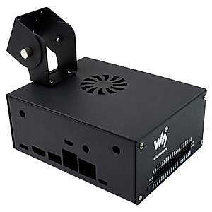 Bicool Jetson Nano Metal Case (E) /Enclosure for Jetson Nano 2GB Developer Kit with Reset and Power Buttons, Camera Holder, Compatible with Waveshare IMX219 Series Camera, Cooling Fan Fan-4010-5V