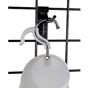 SSWBasics Female Molded Shatterproof Frosted Shapely Torso Form with Hook - Fits Women's Sizes 5-10 - Hanging Fashion Form Mannequin to Display Top and Bottom Merchandise