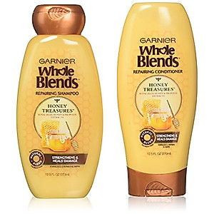 Garnier Whole Blends Honey Treasures Shampoo and Conditioner 12.5 Ounces each