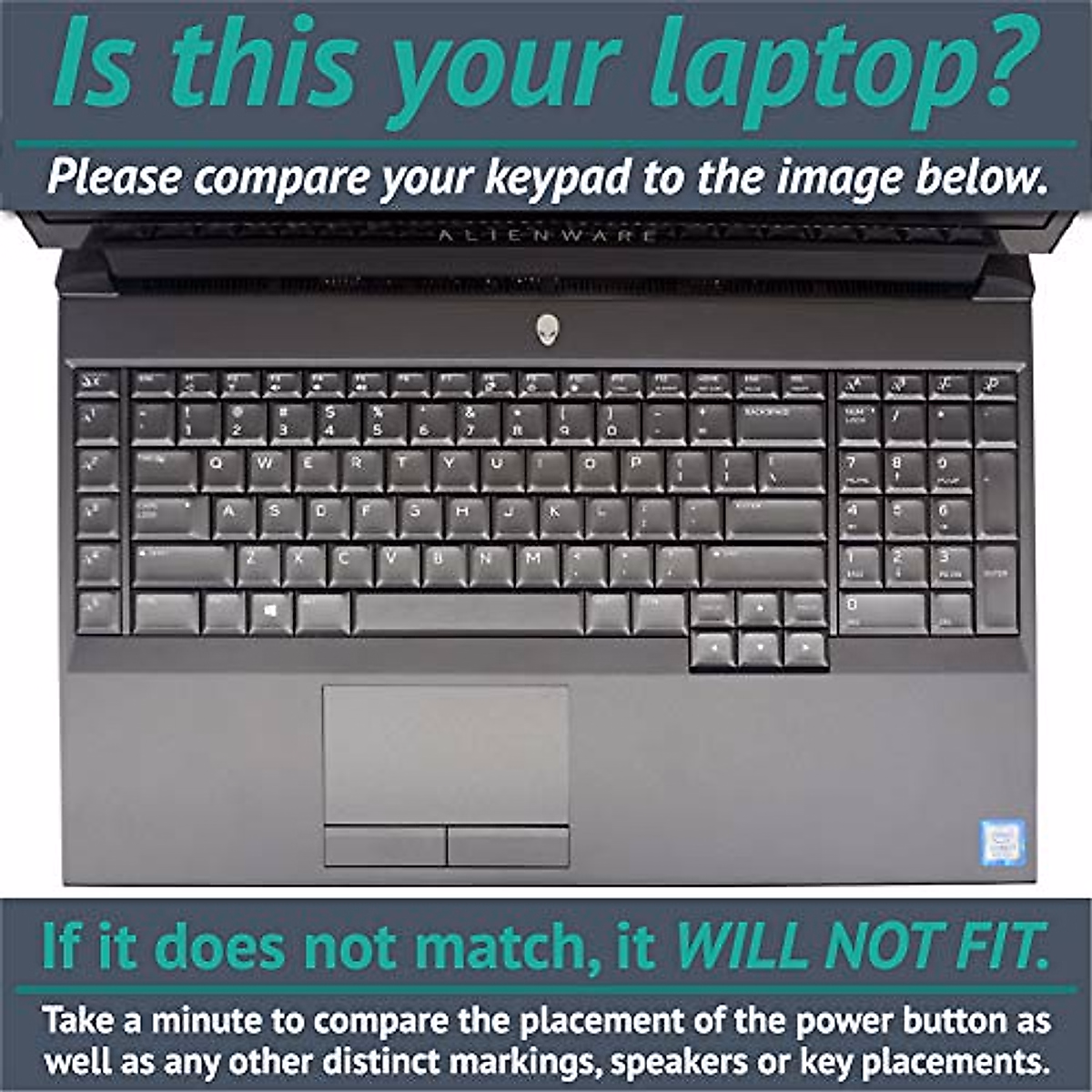 MightySkins Skin Compatible with Alienware Area-51M 17" (2019) - Ohm | Protective, Durable, and Unique Vinyl Decal wrap Cover | Easy to Apply, Remove, and Change Styles | Made in The USA