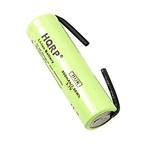 HQRP 3.7V Li-Ion Battery Compatible with Philips Sonicare HX6150 HX6902 HX6910 HX6911 HX6912 HX6932 HX6933 HX6952 HX6982 HX6311, FlexCare Platinum HX9170 HX9170/10 HX9110 HX8911 Toothbrush 49x14mm