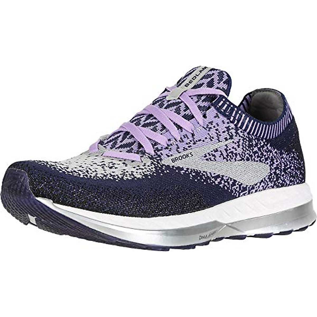 Brooks Womens Bedlam Running Shoe - Purple/Navy/Grey - B - 7.0
