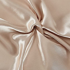 Great Bay Home Satin Pillowcase for Hair and Skin Jumbo/Queen - Caramel Silk Pillowcase 2 Pack 20x36 inches - Satin Pillow Cases Set of 2 with Envelope Closure
