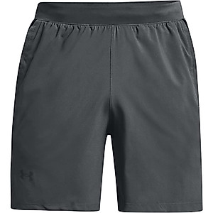 Under Armour mens Launch Run 7-inch Shorts , Pitch Gray/Reflective , Medium