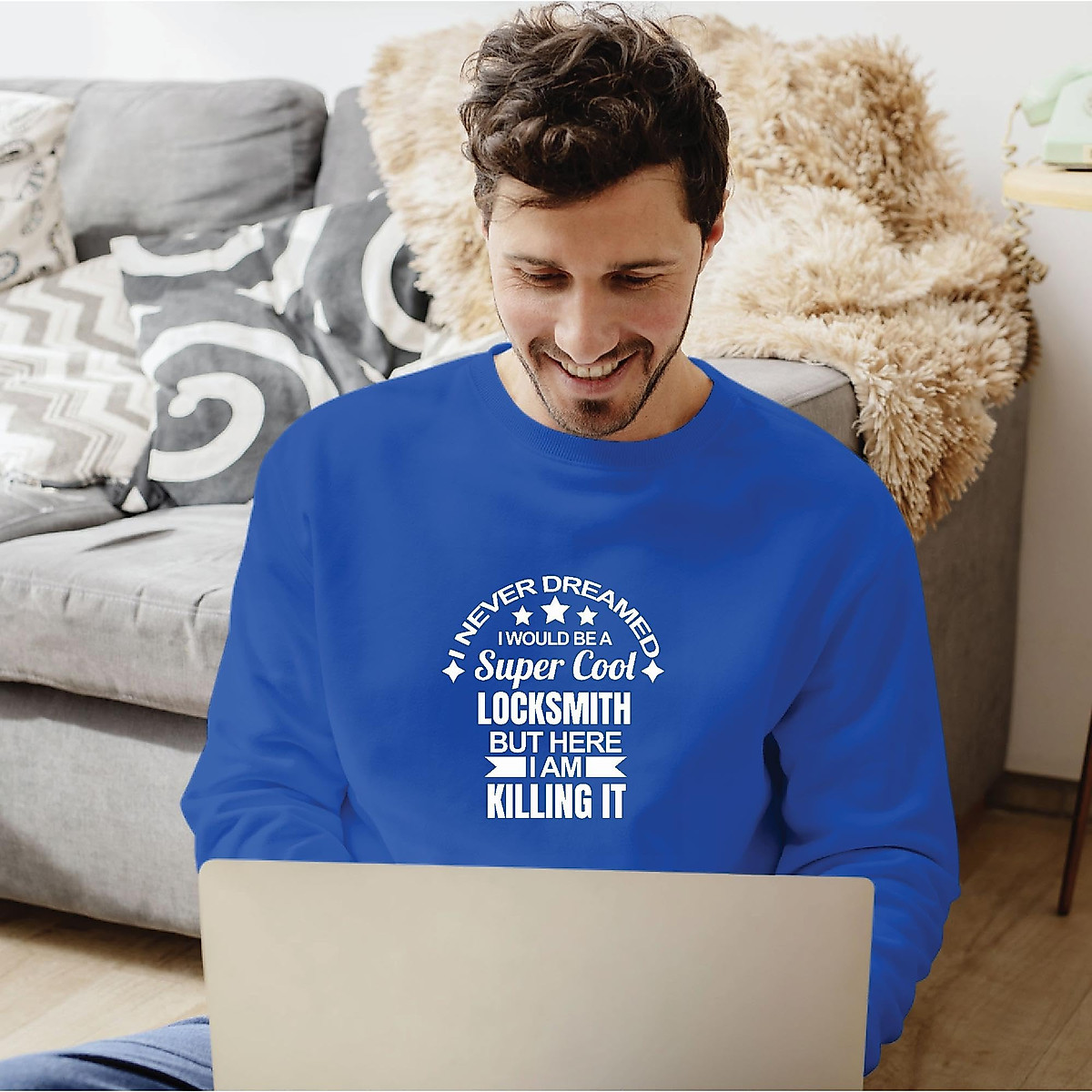 Unique Gift Idea for Locksmiths Showcasing Their Skills Black and Muticolor Unisex Long Sleeve T Shirt